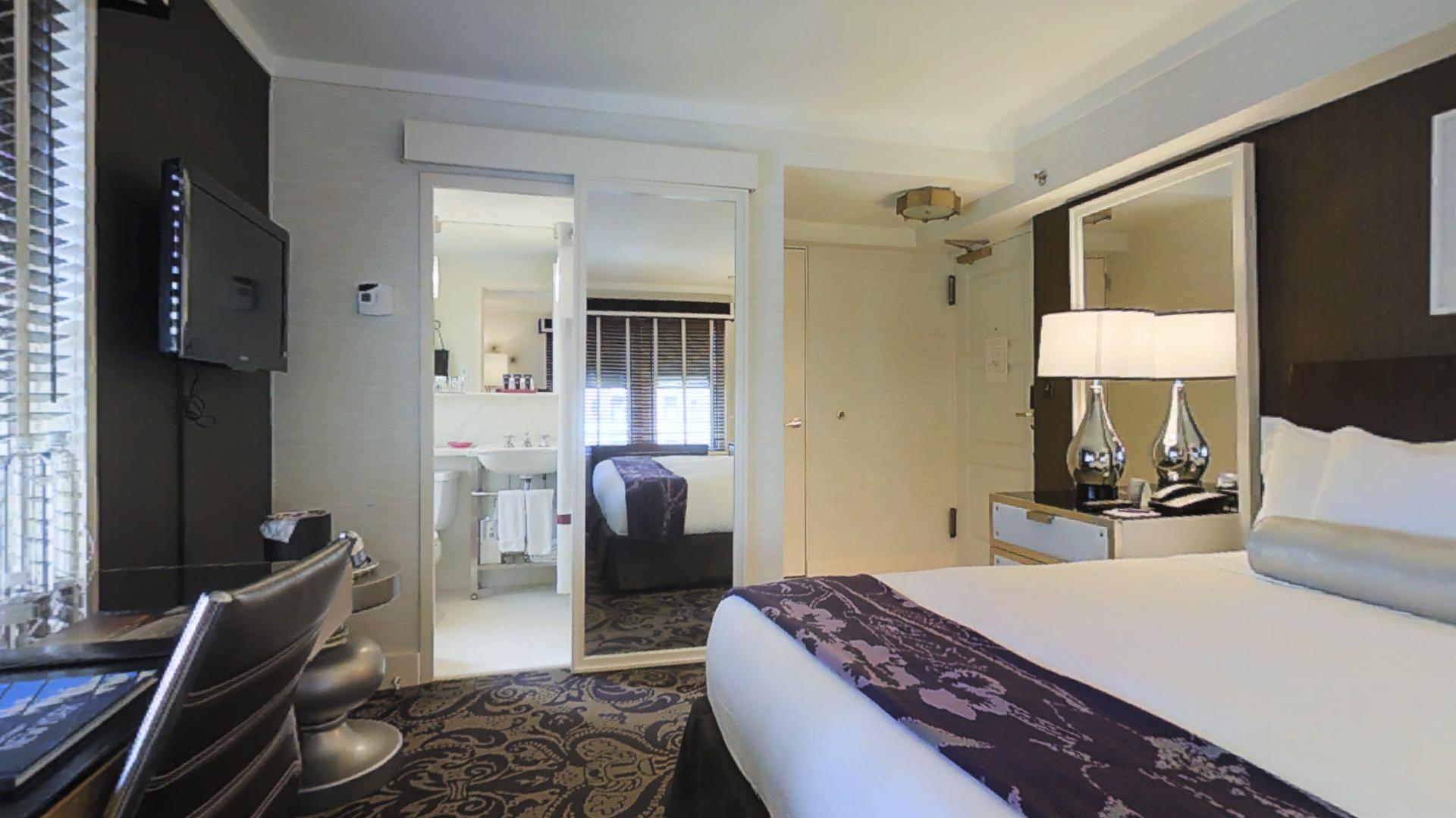 Hotel Room Example 1 - We Get Around Network Gallery of Matterport 3D Tours